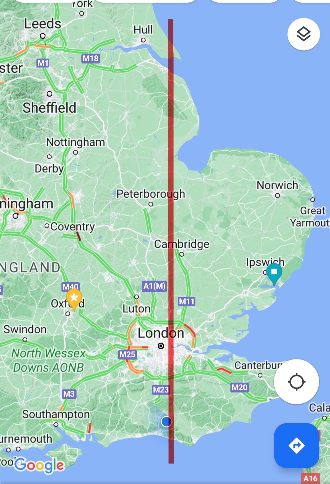 Greenwich Meridian Trail – Day 1 – Newhaven to Lewes (30km) – matt's ...